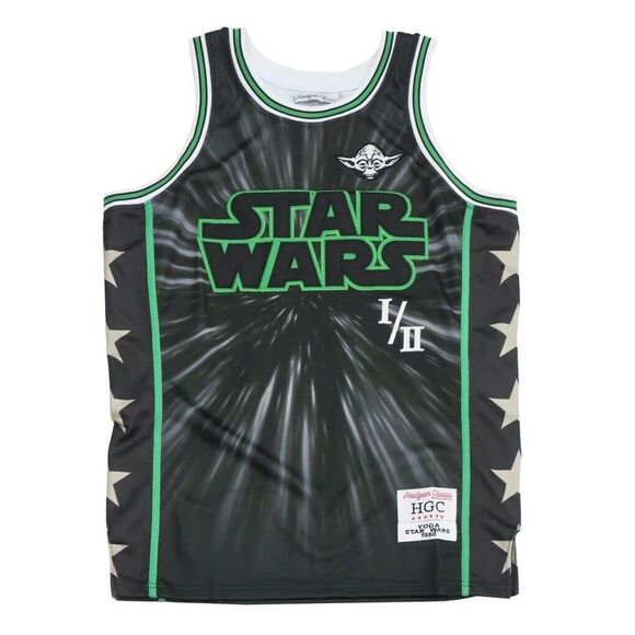 Headgear Classics | Shirts | Star Wars Yoda Basketball Jersey Black ...